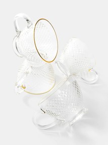 Sinsay - Skleněné hrnky 4 pack - clear