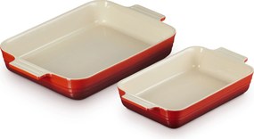 Pečící formy Le Creuset obdélníkové višňové 2 ks