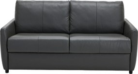 XXXLutz ROZKLÁDACÍ POHOVKA S MATRACÍ, textil, kůže, tmavě šedá Xora - Rozkládací sedačky - 002424007201