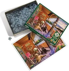 COBBLE HILL Puzzle Vítejte v domě u jezera / 1000 dílků / od 14 let