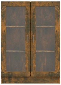 Petromila Vitrína kouřový dub 82,5 x 30,5 x 115 cm kompozitní dřevo