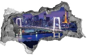 Wallmuralia Fototapeta díra na zeď 3D Most v Tokiu 95x73 cm