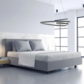 Toolight, Moderní LED stropní svítidlo + dálkové ovládání APP7798-cp, chrom, OSW-05503