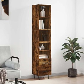 vidaXL Skříň highboard 34,5 x 34 x 180 cm kompozitní dřevo [3189761] Barva: Bílá