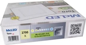 LED podhledové svítidlo McLED TORO S9 TS120-9W2700K-W-EN teplá bílá ML-412.001.33.0