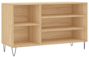 vidaXL Botník dub sonoma 102 x 36 x 60 cm kompozitní dřevo