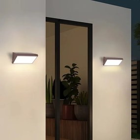Brilagi - LED Venkovní nástěnné svítidlo TRIANGLE LED/20W/230V hnědá IP65