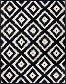 Kusový koberec Hamla 105477 Black Cream, 80x200, čiernobiela, chodba / predsieň, Hanse Home