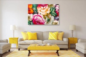 Obraz impresionistický svět květin - 60x40 cm