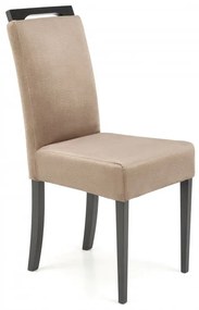 Židle CLARION (Světle hnědá / Černá)