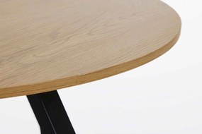 Designový konferenční stolek Valenzuela 80 cm vzor dub