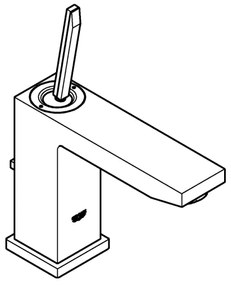 GROHE 23657000 - Umyvadlová baterie EUROCUBE JOY velikost M lesklý chrom