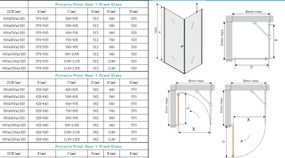Mexen Pretoria sprchový kout 60x100cm, 6mm sklo, chromový profil-čiré sklo, 852-060-100-01-00