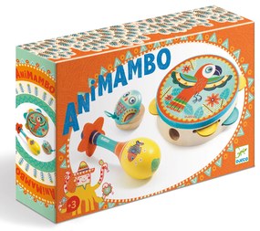 Animambo set - tamburína, maracas, kastaněty