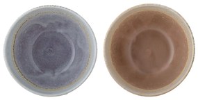 Bloomingville Kameninová miska Cloe Růžovo-béžová, multi barva, keramika