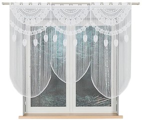Panelová dekorační záclona na tyčovou gárnyž RANI šířka 60 cm výška od 120 cm do 140 cm (cena za 1 kus panelu) MyBestHome Rozměr: 60x140 cm