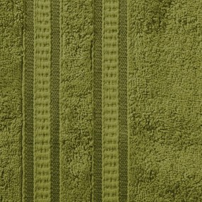 SADA BAMBUSOVÝCH RUČNÍKŮ MILA4 3KS 70X140 CM OLIVOVÁ