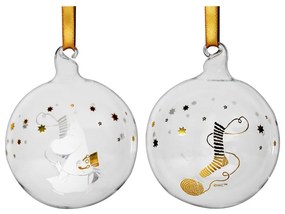 Set vánočních ozdob Moomin Sparkling stars 7cm / 3ks