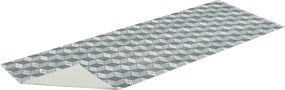 Livarno® Běhoun, 65 x 180 cm (3D mramorová kostka, makové semínko)