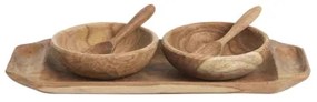 Souprava z teakového dřeva Bowls Essentials Muubs