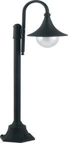 FAN LANT-PAVIA-P1 Sloupkové svítidlo PALETTO PAVIA černá, 1xE27, IP44, 130 x 51 cm - FANEUROPE