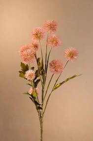 Paramit DRY PLASTIC POMPOM Aranžovací květina růžová 61 cm