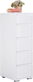 XXXLutz KOMODA, bílá, 40/120/48 cm Carryhome - Široké komody - 000003003406