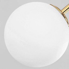 Toolight - Závěsná lampa 3xE27, zlatá-bílá, OSW-08193
