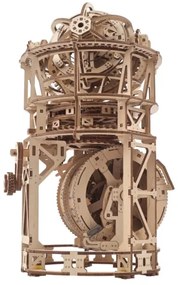 Ugears - 3D dřevěné mechanické puzzle Hodinový strojek s tourbillonem