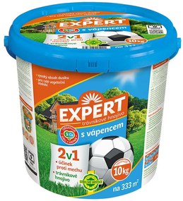 Expert 2v1 - trávníkové hnojivo s vápencem 10 kg