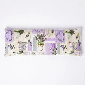 Nahřívací polštářek do mikrovlnky LEVANDULE 50 × 16 cm