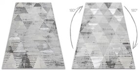 koberec LIRA E1627 Trojúhelníky geometrický, strukturální, moderní, g velikost 200x290 cm | krásné koberce cz