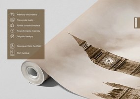 Fototapeta na zed' Nostalgický Výhled na Big Ben | 360 x 254 cm | DFTS0480