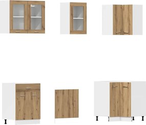 11dílná sada kuchyňských skříněk "Lyon" Artisan Dub, dřevěné podlahy 3328576