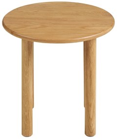 Kulatý odkládací stolek z dubového dřeva ø 40 cm Jena – House Nordic