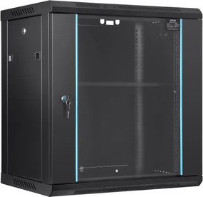Síťová serverová skříň pro montáž na stěnu 12U, hloubka 39,4 cm – W26412