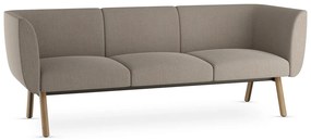 LD SEATING - Třímístná sedačka NIDO NI-K3-L s nízkým opěrákem