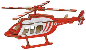 Woodcraft construction kit Woodcraft Dřevěné 3D puzzle Přepravní vrtulník