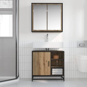 Sada koupelnového nábytku 2 ks Artisanový dub 65 x 33 x 60 cm 3402403