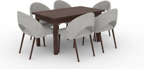 ADRK Furniture Sada stůl s židlemi RODOS 82 SE-ROD-82-DW