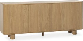 Komoda v dekoru dubu v přírodní barvě 180x75x40 cm Padoc – MOME