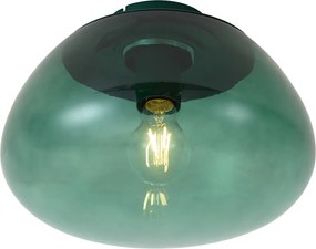 Designové stropní svítidlo zelené se zeleným sklem - Giselle