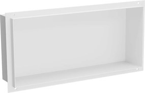 Mexen X-Wall-NR, polička na zapuštění pod obklad bez límce 45 x 20 cm, bílá, 1921452010