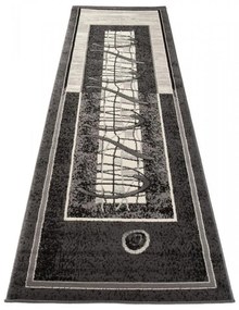 Kusový koberec PP Banan šedý atyp 100x300cm