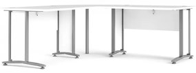 Rohový kancelářský stůl Prima 80400/303 bílý - TVI