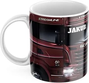 Keramický hrnek s motivem kamionu Scania 2