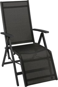 Doppler ACTIVE relaxační zahradní křeslo antracit
