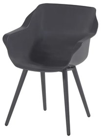 Tmavě šedé plastové zahradní židle v sadě 2 ks Sophie Studio – Hartman