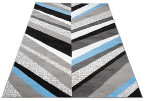 Kusový koberec PP Rico šedomodrý 160x220cm
