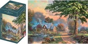SCHMIDT Puzzle Jednoduší časy II. / 1000 dílků / dřevěné / od 12 let